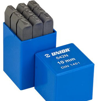 Unior brojevi za utiskivanje u metal 8mm 642NPB 620942