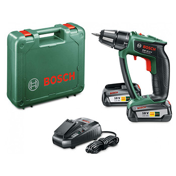 Bosch akumulatorska dvobrzinska bušilica-odvrtač litijum-jonska PSR 18 LI-2 Ergonomic 06039B0101