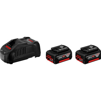 Bosch Početni set 2 x GBA 18V 6,0 Ah + GAL 1880 CV Professional 1600A00B8L