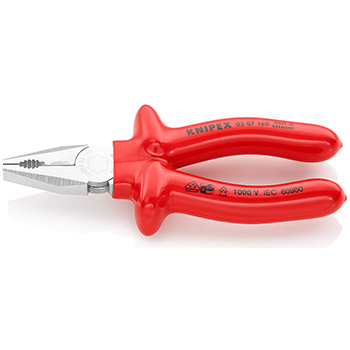 Knipex kombinovana klešta izolovana 160mm 03 07 160