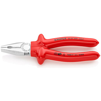 Knipex kombinovana klešta izolovana 200mm 03 07 200