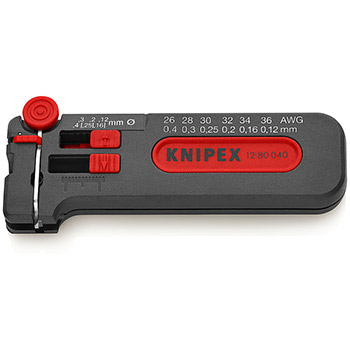 Knipex mini skidač izolacije Ø 0,12-0,4mm 12 80 040 SB