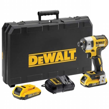 DeWalt akumulatorski udarni odvijač bez četkica 18V 2.0Ah DCF887D2