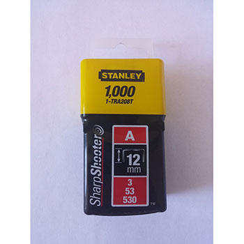 Stanley klemerice tip "A" (53) / 1000kom - 12 mm 1-TRA208T