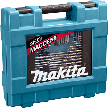 Makita set burgija i umetaka za uvrtanje 200 komada D-37194