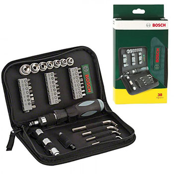 Bosch 38-delni mešani set 2607019506