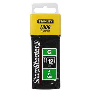 Stanley klemerice tip "G" / 1000kom - 12 mm 1-TRA708T