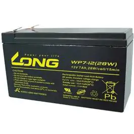 Baterija Long WP7-12(28W) 12V 7Ah Kung Long