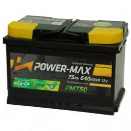 Akumulator PM750 12V 75Ah Power Max - Vipiemme