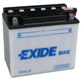 Moto akumulator EXIDE BIKE YB16L-B 12V 19Ah EXIDE
Moto akumulator EXIDE BIKE YB16L-B 12V 19Ah EXIDE