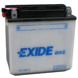 Moto akumulator EXIDE BIKE YB16B-A 12V 16Ah EXIDE
Moto akumulator EXIDE BIKE YB16B-A 12V 16Ah EXIDE