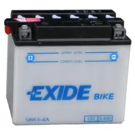 Moto akumulator EXIDE BIKE 12N5.5-4A 12V 5.5Ah EXIDE