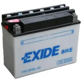 Moto akumulator EXIDE BIKE Y50-N18L-A 12V 20Ah EXIDE
Moto akumulator EXIDE BIKE Y50-N18L-A 12V 20Ah EXIDE