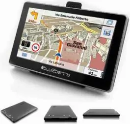 GPS Navigacija 5.0" sa FM predajnikom 2GO547 Blueberry