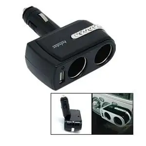 Utikač razdelnik za auto 2X USB AUTOMAX