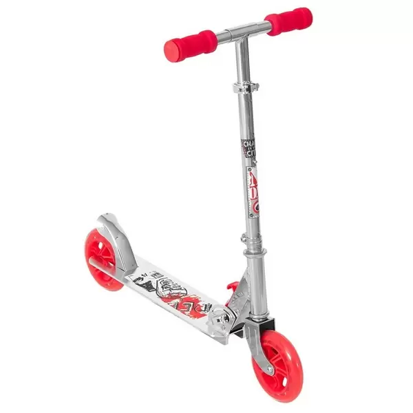 Trotinet aluminijum PW-704 crveno beli ABEC5 ACTION