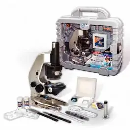 Mikroskop za decu De Luxe u koferu - 58 elemenata