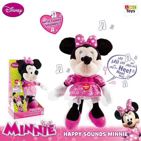 Pliš Happy Sounds Minnie IMC Toys