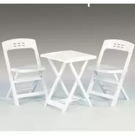 Baštenska garnitura plastična Sto + stolice