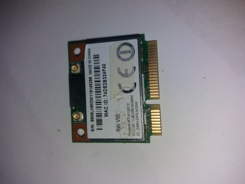 Wireless kartica RTL8188CE , skinuta sa Toshiba C660D