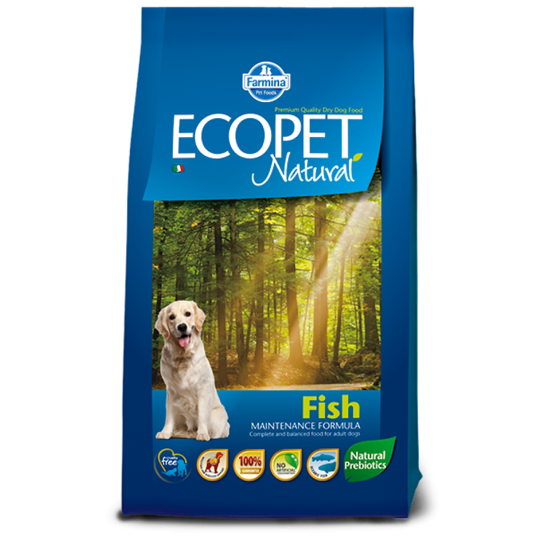 Ecopet hrana za pse Natrual FISH MEDIUM 12kg