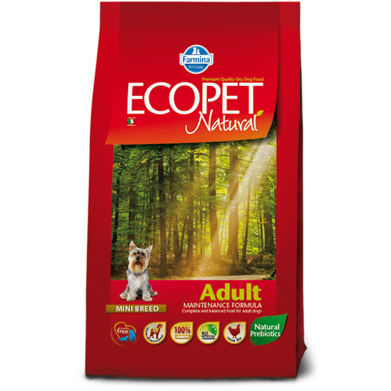 Ecopet hrana za pse Natural ADULT MINI 12kg