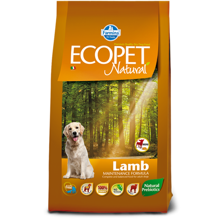 Ecopet hrana za pse Natural LAMB MEDIUM 12kg