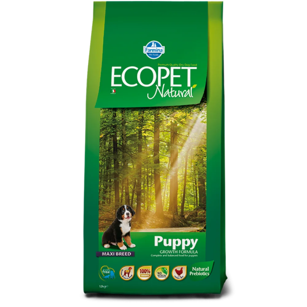 Ecopet hrana za pse Natural PUPPY MAXI 12kg
