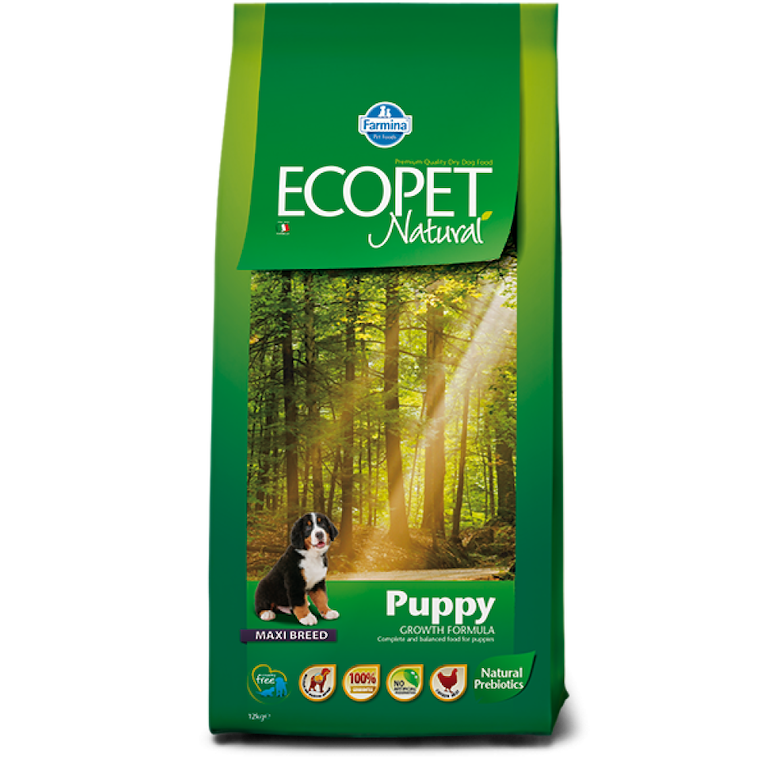 Ecopet hrana za pse Natural PUPPY MAXI 12kg