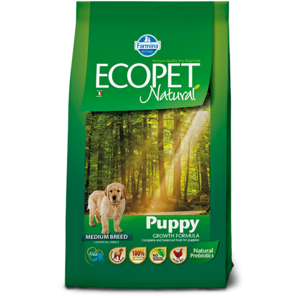 Ecopet hrana za pse Natural PUPPY MEDIUM 12kg