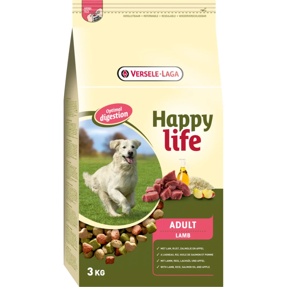 Happy Life hrana za pse Adult Lamb 15kg