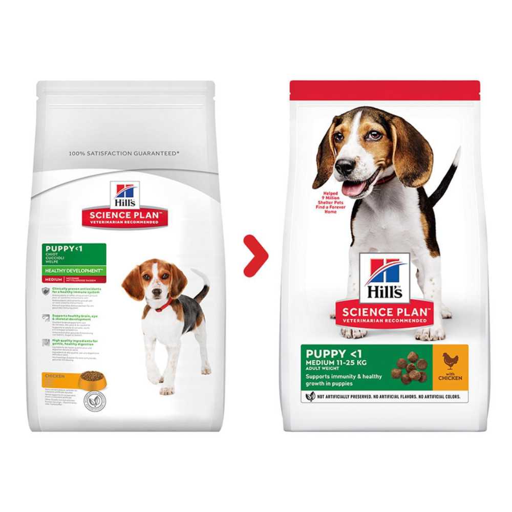 Hill’s Science Plan hrana za štence Medium Puppy Piletina 14kg