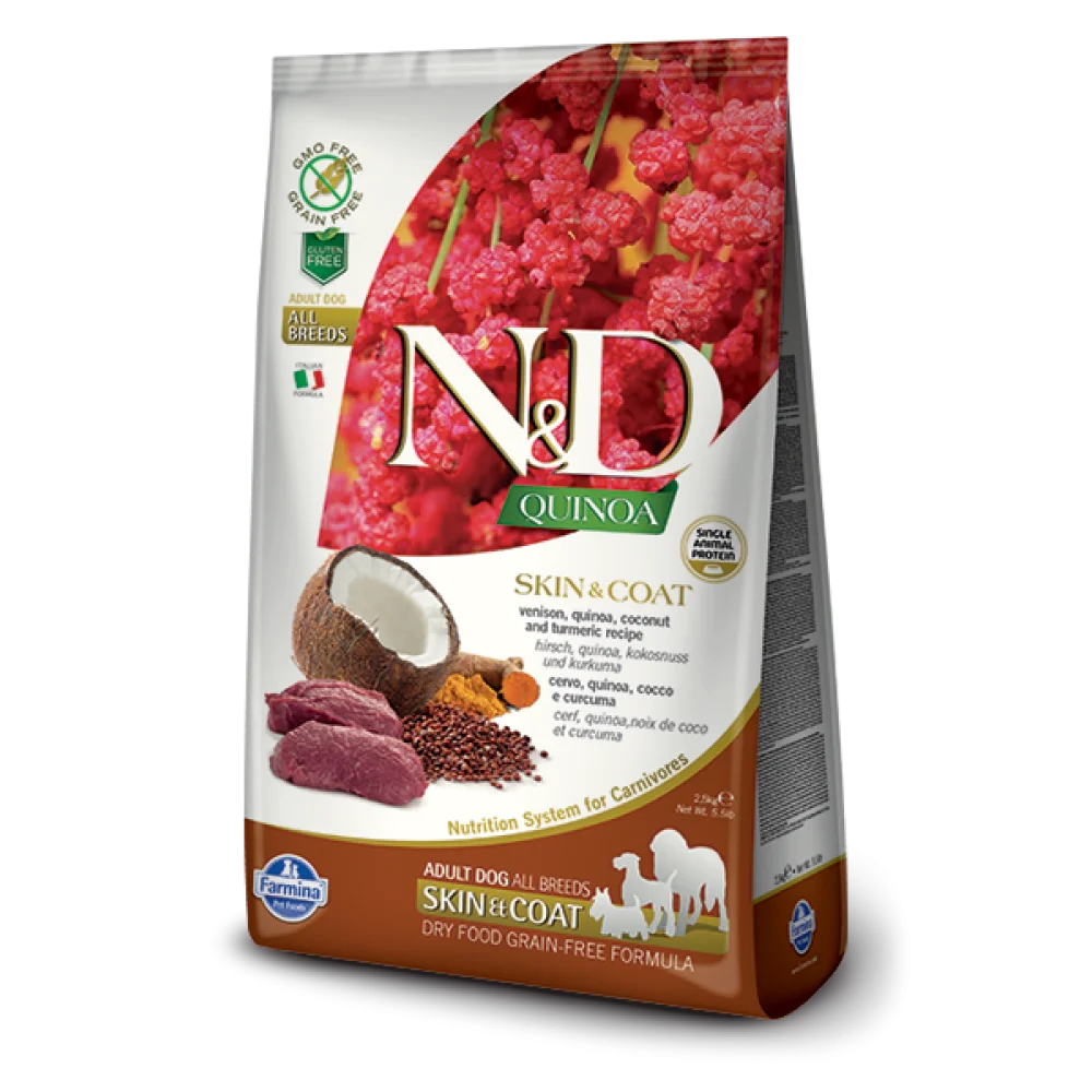 N&D Quinoa hrana za pse - Skin & Coat Vension 7kg