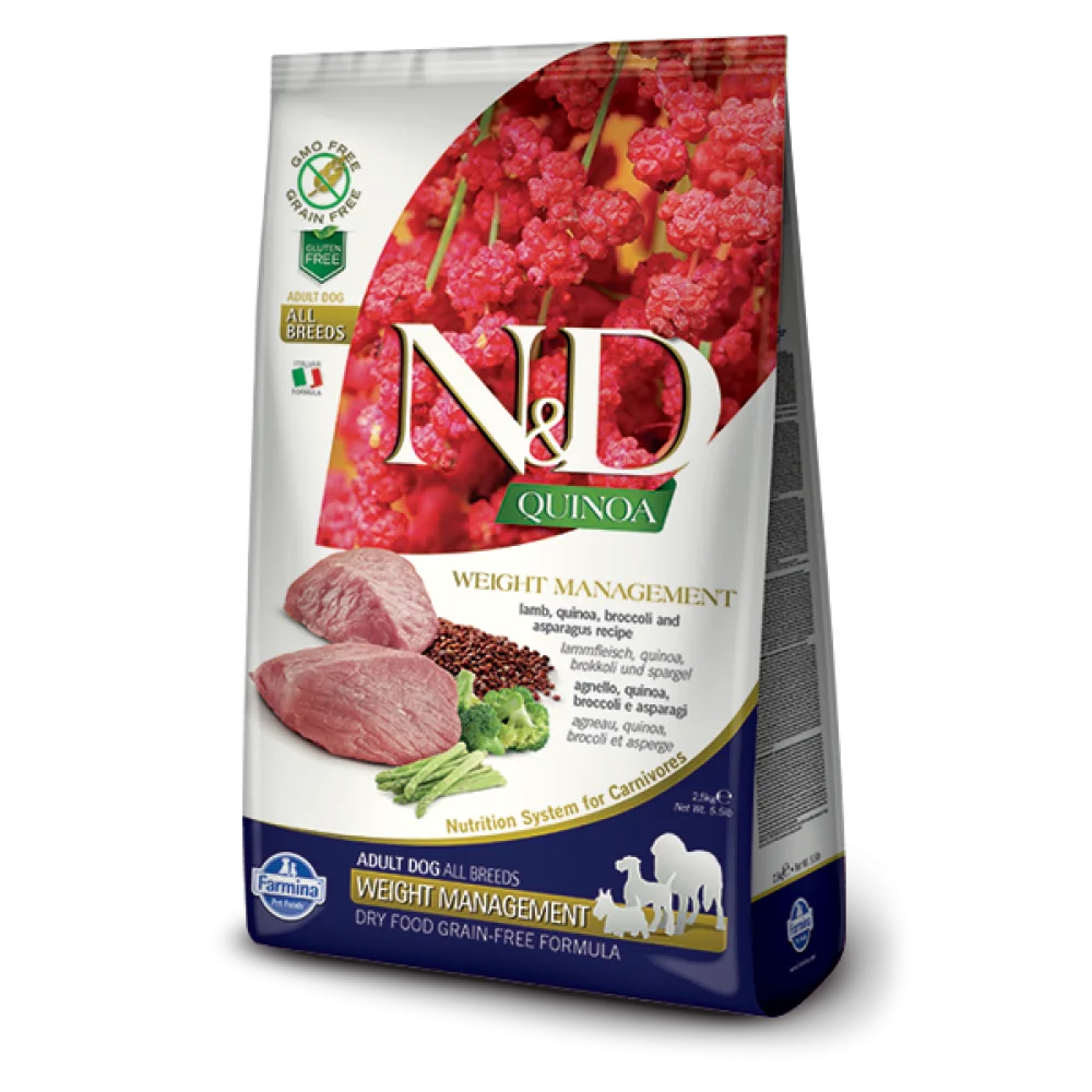 N&D Quinoa hrana za pse - Weight Managment Lamb 7kg