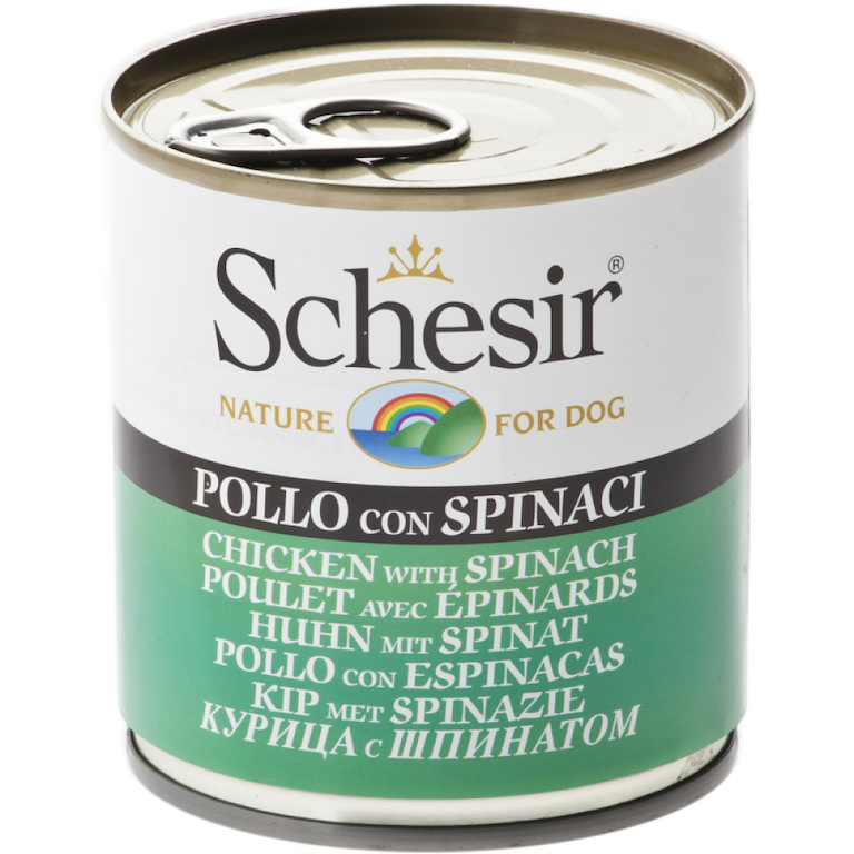 Schesir dog piletina i spanać 285gr