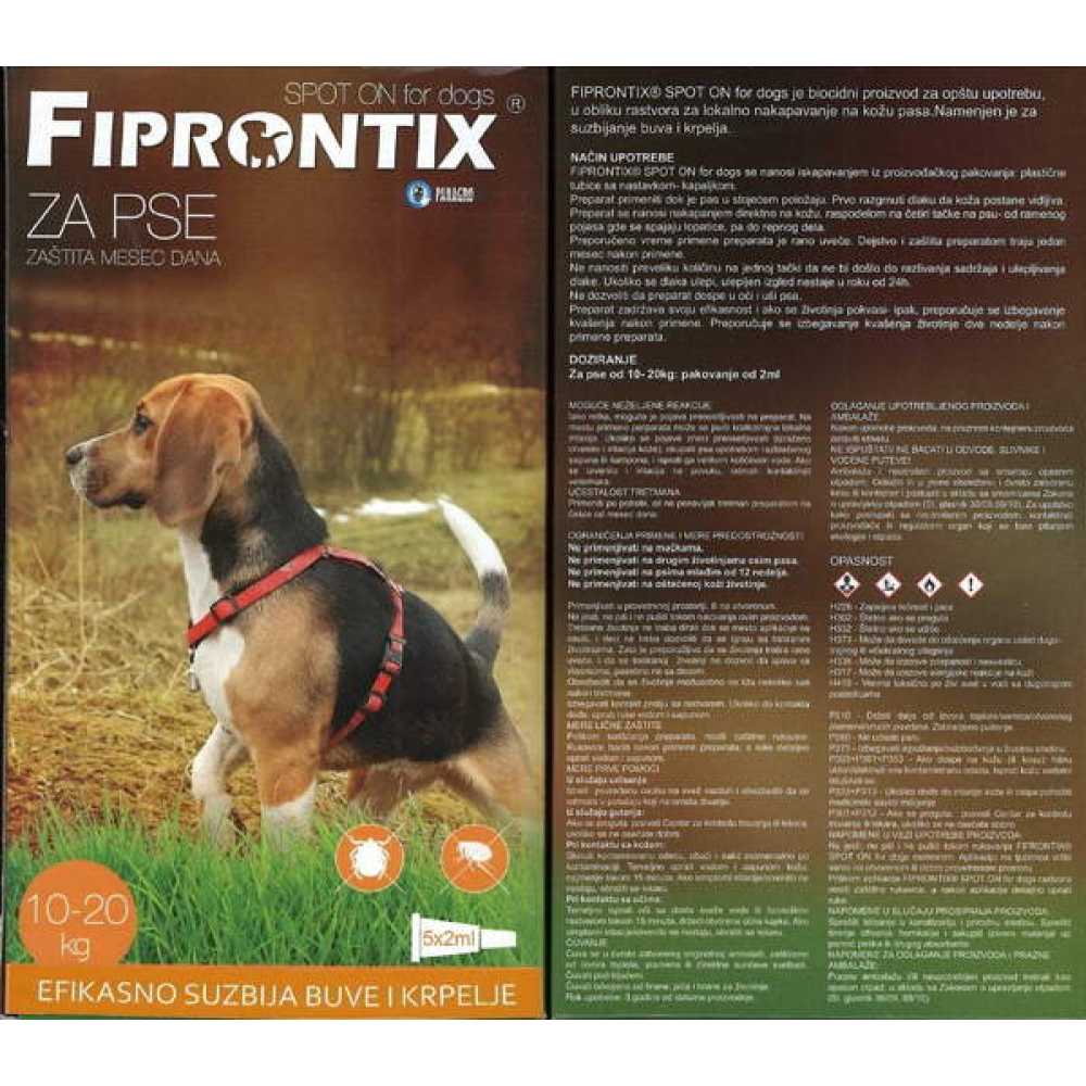 Fiprontix za pse od 10 do 20kg