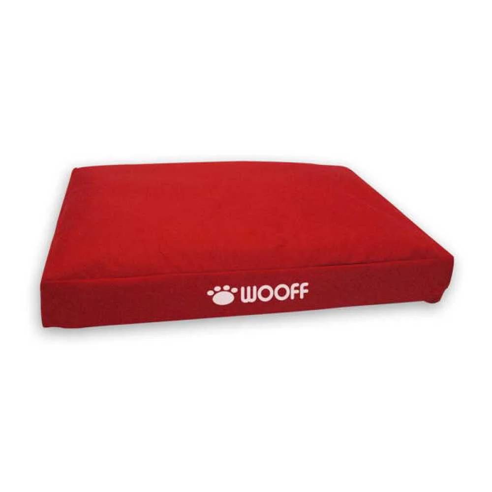 Wooff ležaljka za pse Box crvena 55x75x15 cm