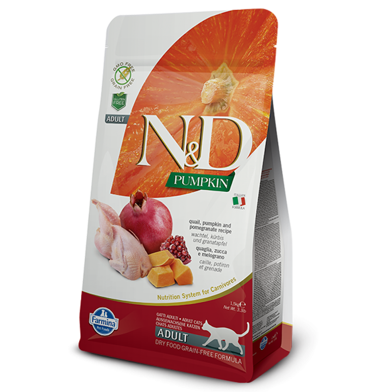 N&D Pumpkin hrana za mačke - Quail & Pomegranate 300gr