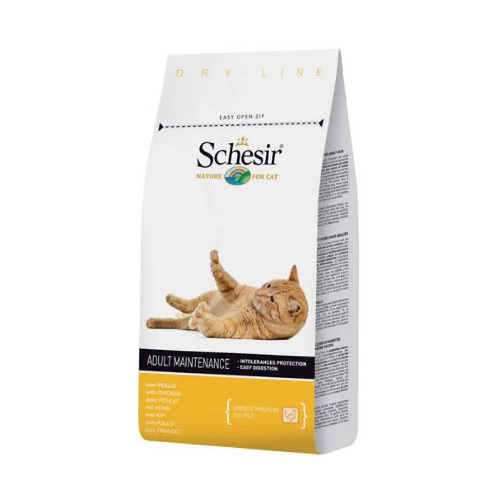 Schesir dry hrana za mačke cat piletina 10kg