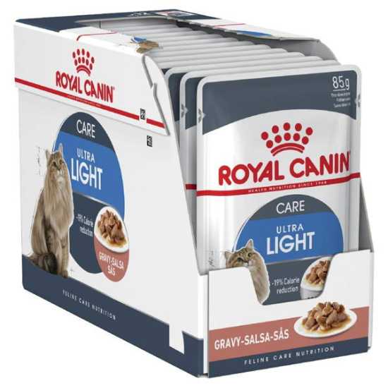 Royal Canin kesice Ultra Light - sosić 12x85g