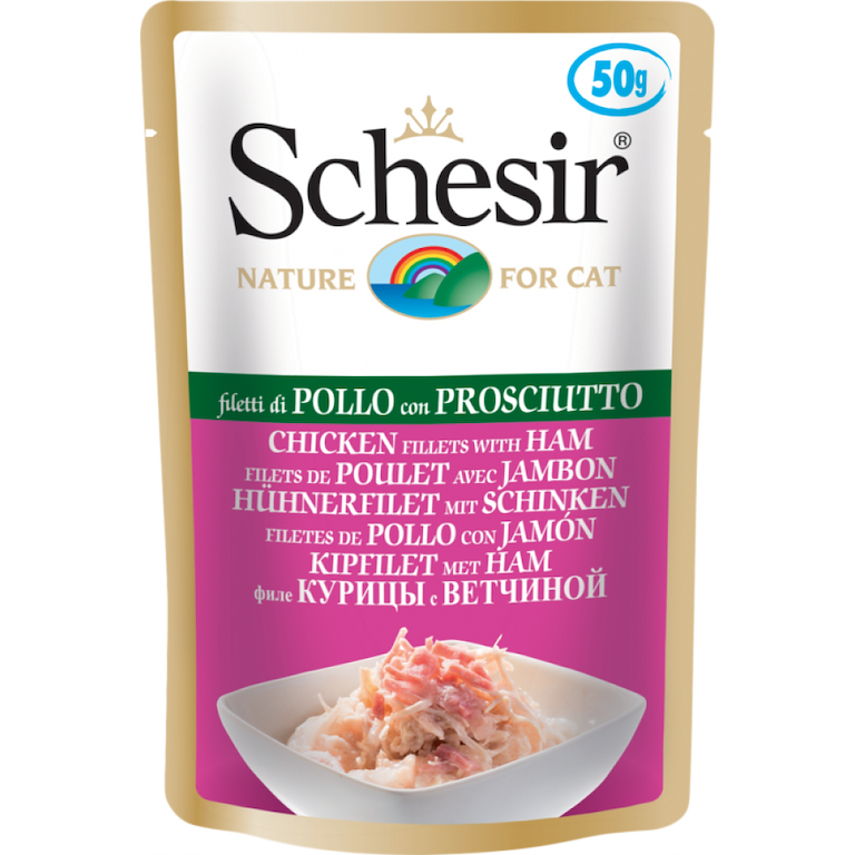 Schesir preliv piletina i šunka 50gr