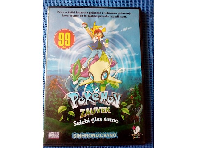 DVD CRTANI FILM - POKEMON ZAUVEK SELEBI GLAS SUME