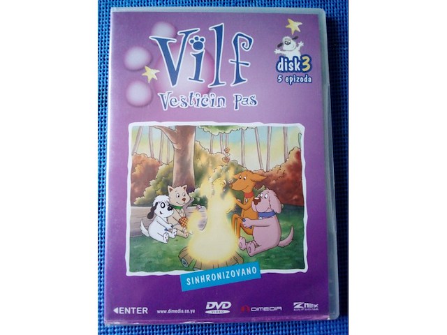 DVD CRTANI FILM - VILF VESTICIN PAS 3