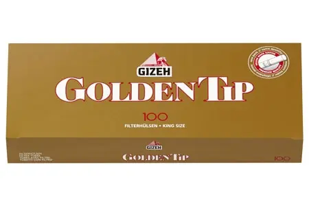 Gizeh GIZEH FILTER TUBICE GOLDEN TIP PREMIUM 100KOM (1009)
