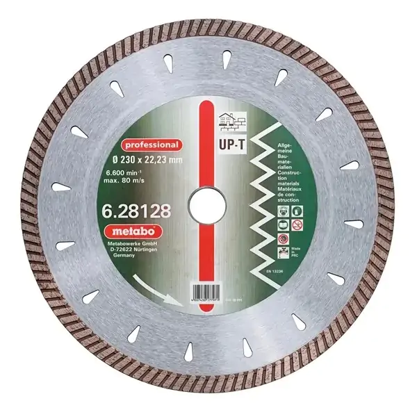 Dijamantski segmentni disk 125 x 22.23 mm Profesional Turbo Metabo