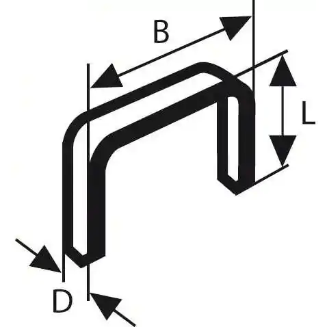 Spajalica tip 53 11.4/6mm (5000 kom.) BOSCH