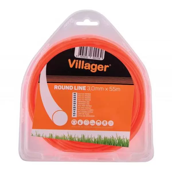 Struna za trimer okrugla nit 1.3 mm 15m Villager