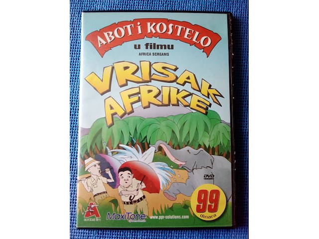 DVD CRTANI FILM - ABOT I KOSTELO VRISAK AFRIKE