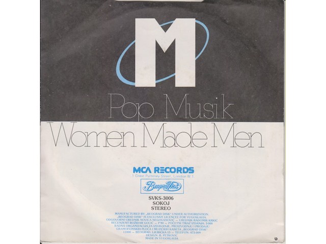 POP MUSIK WOMEN MADE MEN