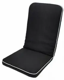 Baštenski jastuk za podesive stolice TOR crna